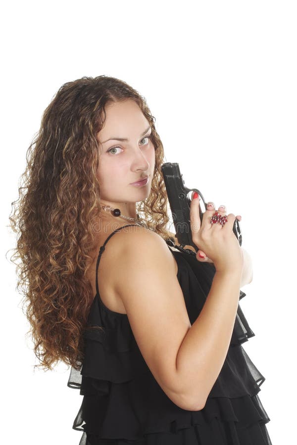 Elegant Young Bride Looking Over Her Shoulder Stock Photo - Image of ...