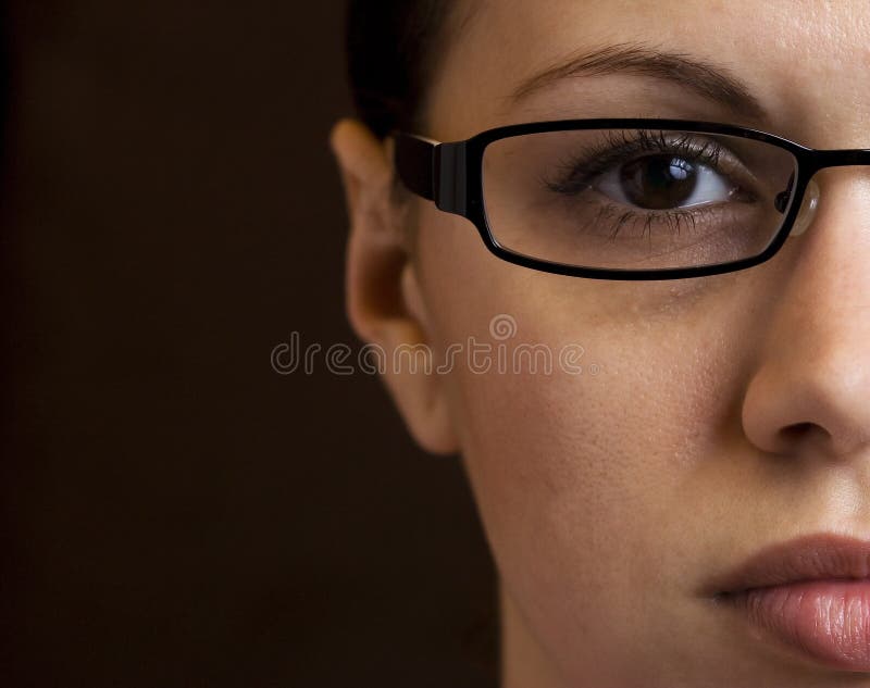 Half woman s face stock photo. Image of head, leadership - 29818788