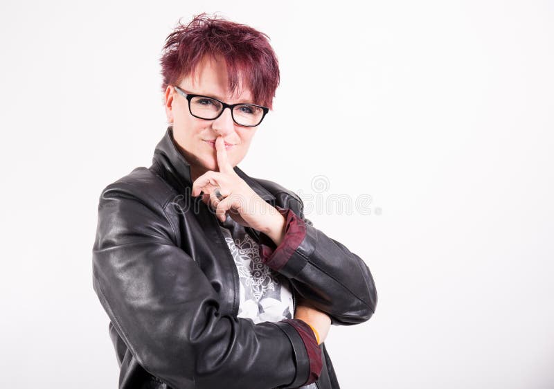 Serious woman stock image. Image of thinks, solve, shooting - 59939243