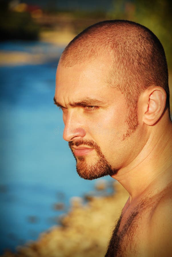 Serious young man stock image. Image of expression, caucasian - 16039423