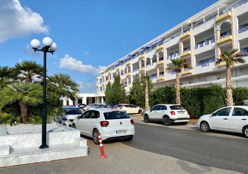 Serita Beach Hotel Crete editorial photo. Image of resort - 209219391