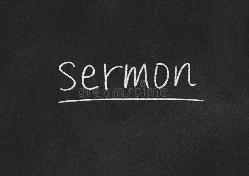 Sermon stock photo. Image of chalk, education, text - 165259496