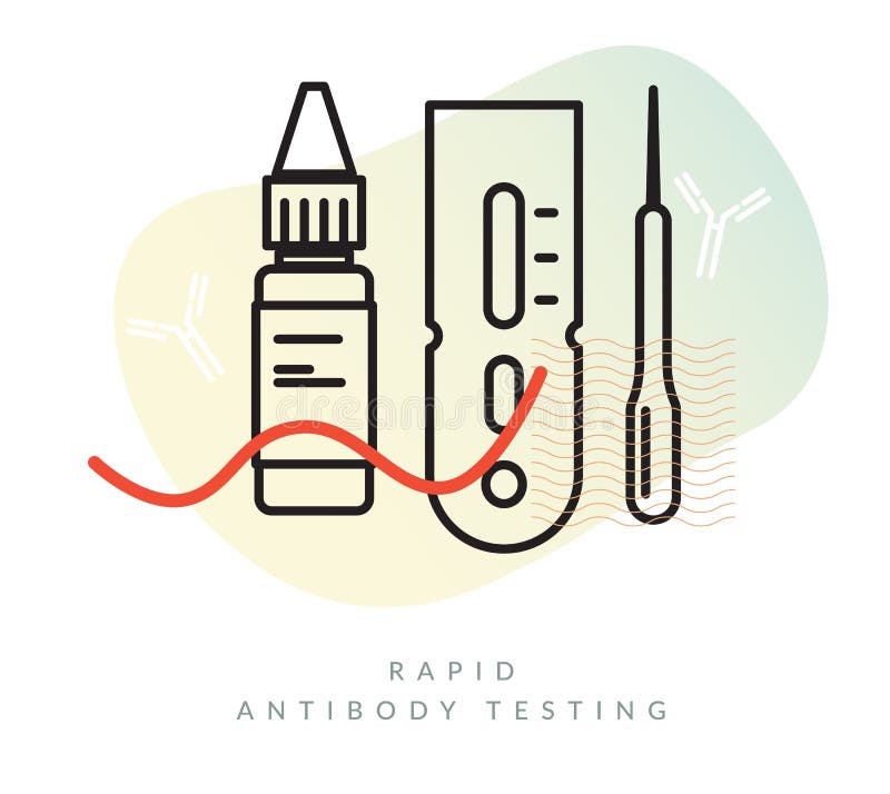 Serologic Test Antibody - Icon Stock Vector - Illustration of chemistry ...
