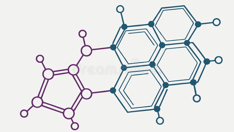 Serotonin Molecule Structure Vector. Chemistry Happiness, Vector Design ...