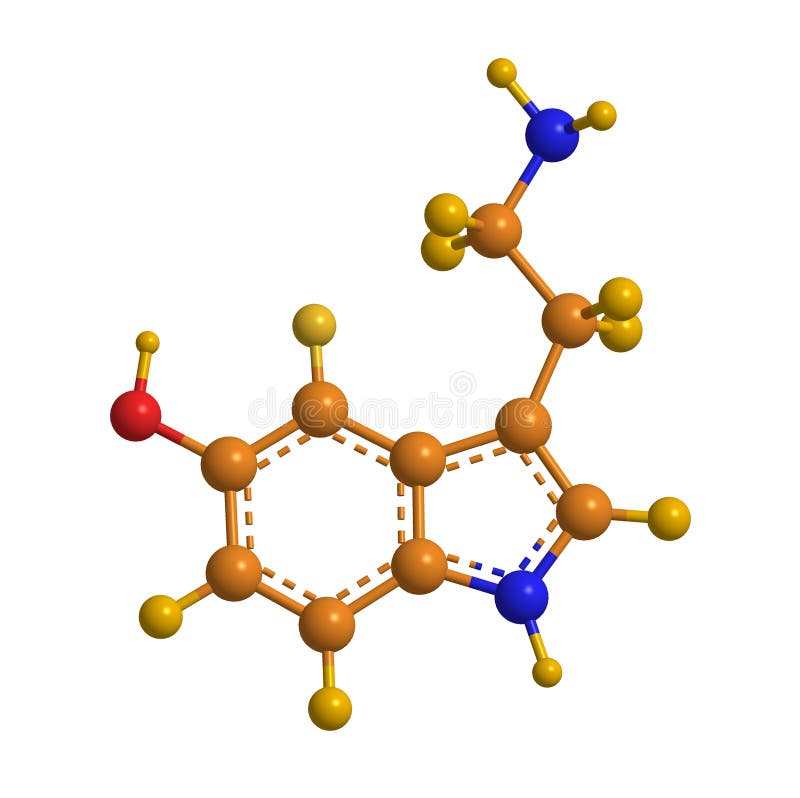 Serotonine stock illustratie. Illustration of stemming - 7897213