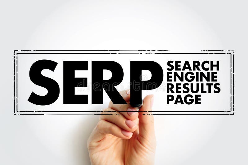 SERP - Search Engine Results Page is the Page You See after Entering a ...
