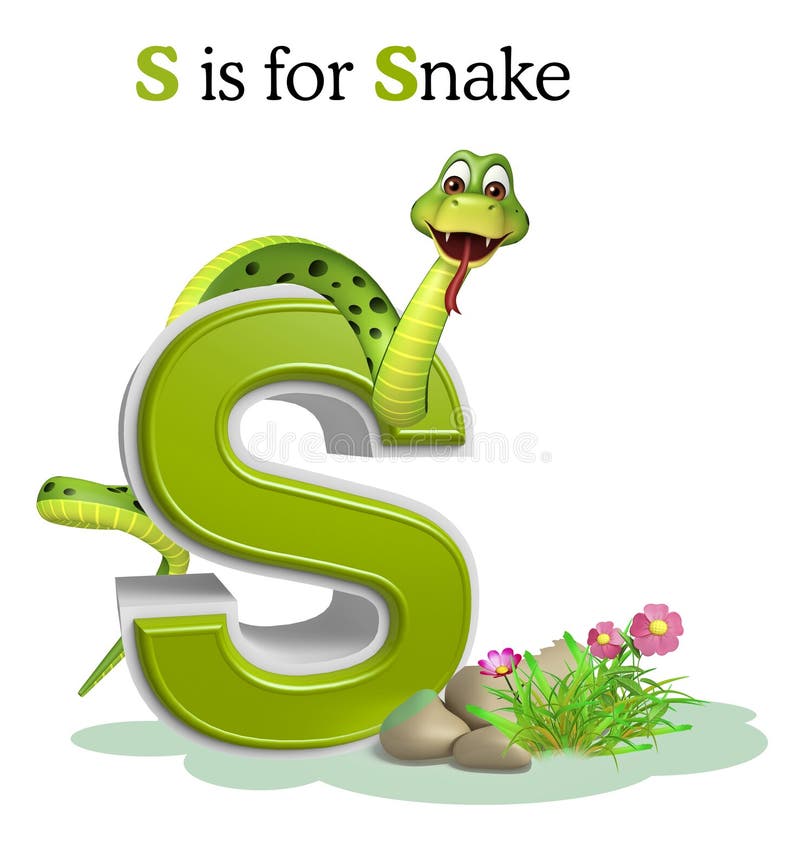 Alphabet de serpent illustration de vecteur. Illustration du latin ...