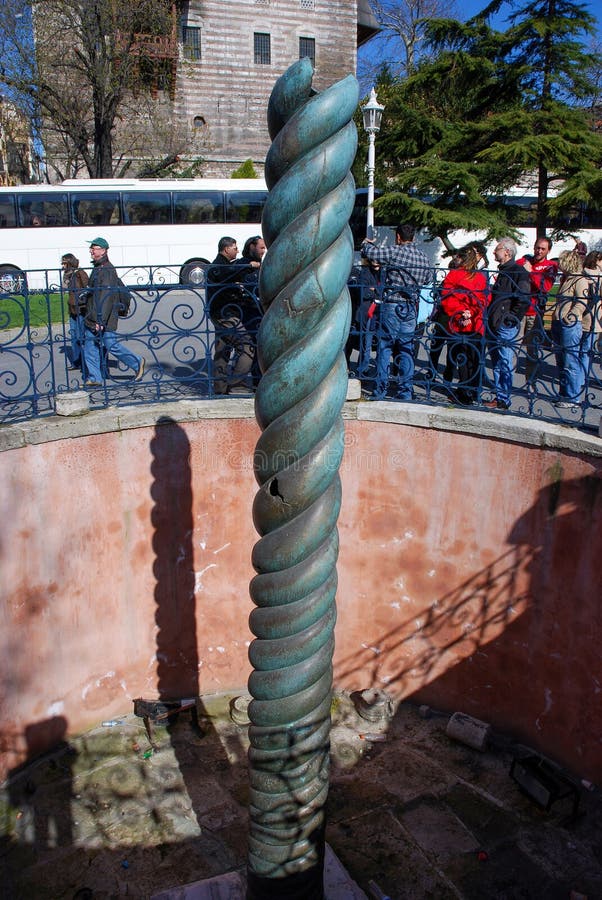 Serpent Column is an Ancient Bronze Column at the Hippodrome of ...
