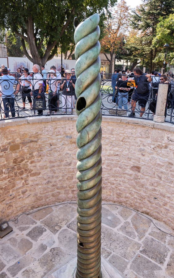 The Serpent Column Ancient Bronze Column at the Hippodrome of ...