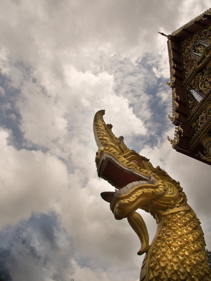 Serpent in Front of the Church Stock Image - Image of king, design ...