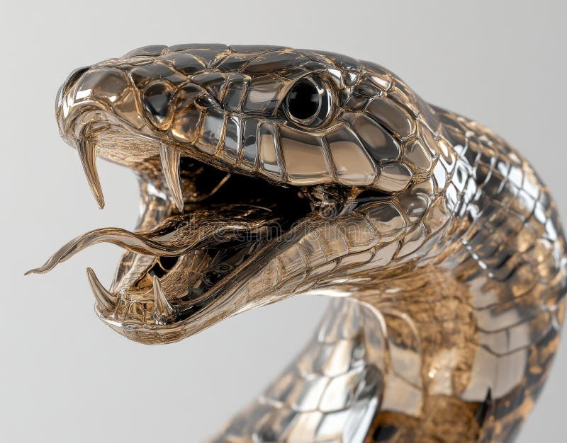 Serpent, Serpent on a White Surface, Serpent in the Form of a Serpent ...