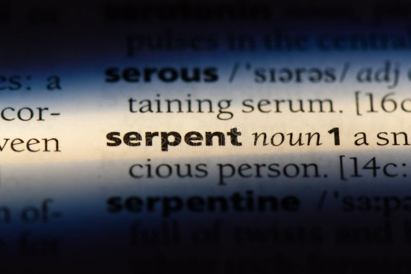 Serpent stock photo. Image of paper, writing, printed - 126618418