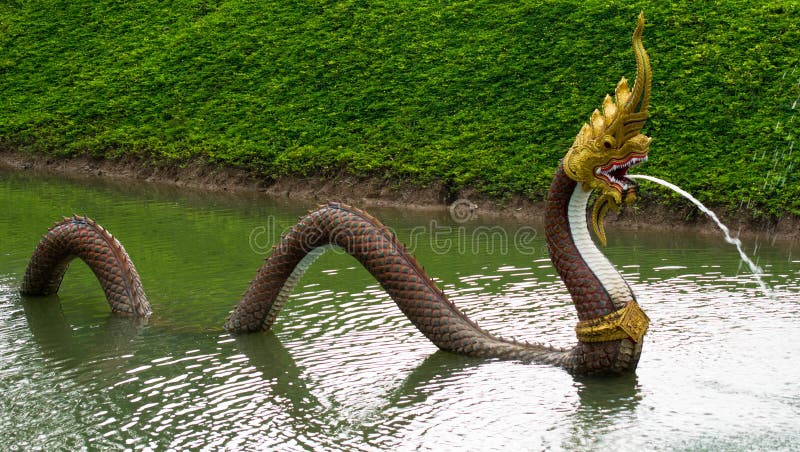 Serpent stock image. Image of scary, building, asia, buddhism - 35045207