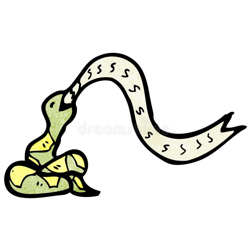 Serpente De Silvo Dos Desenhos Animados Ilustração do Vetor ...