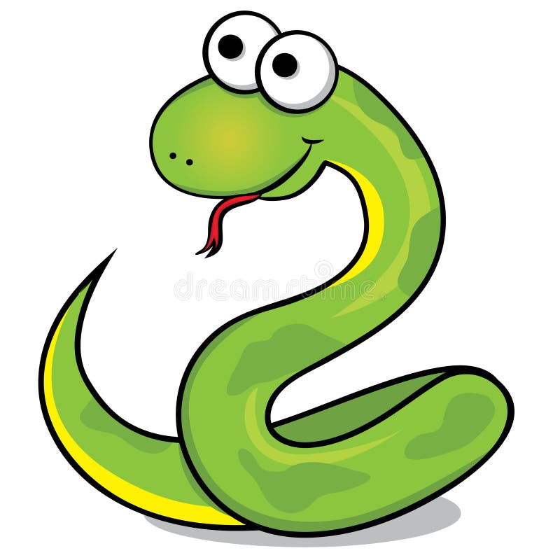 Serpente illustrazione vettoriale. Illustrazione di occhi - 58396575