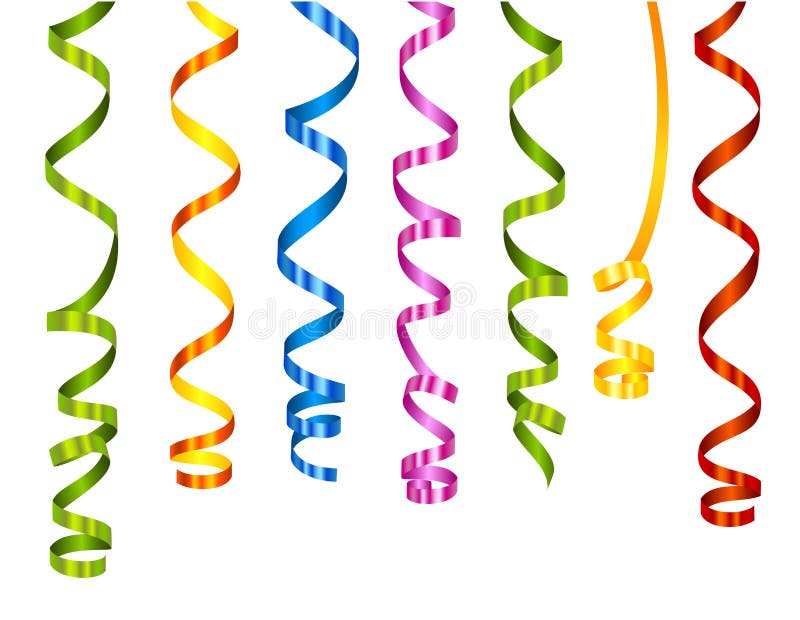 Serpentina colorida ilustración del vector. Ilustración de arqueamiento ...
