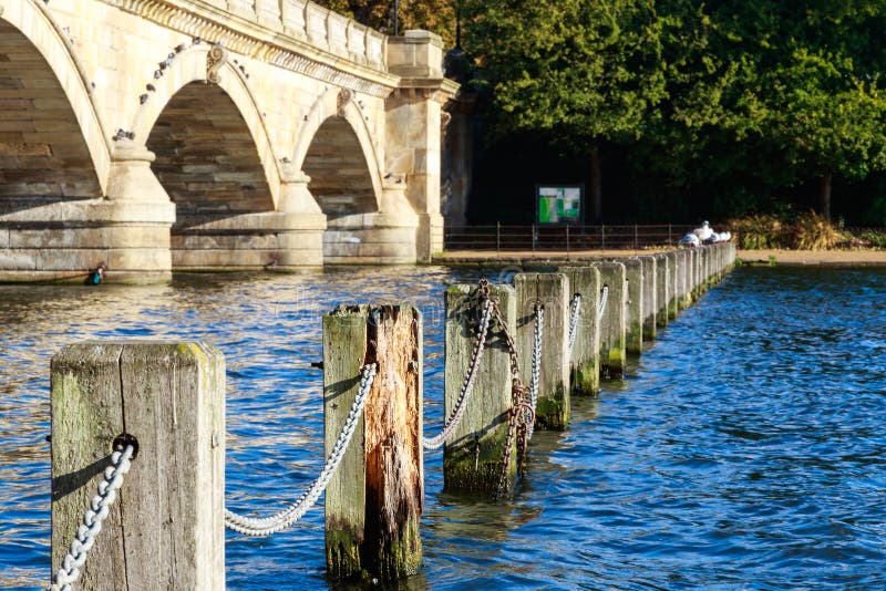Serpentine Bridge in Hyde Park Stock Photo - Image of kensington ...