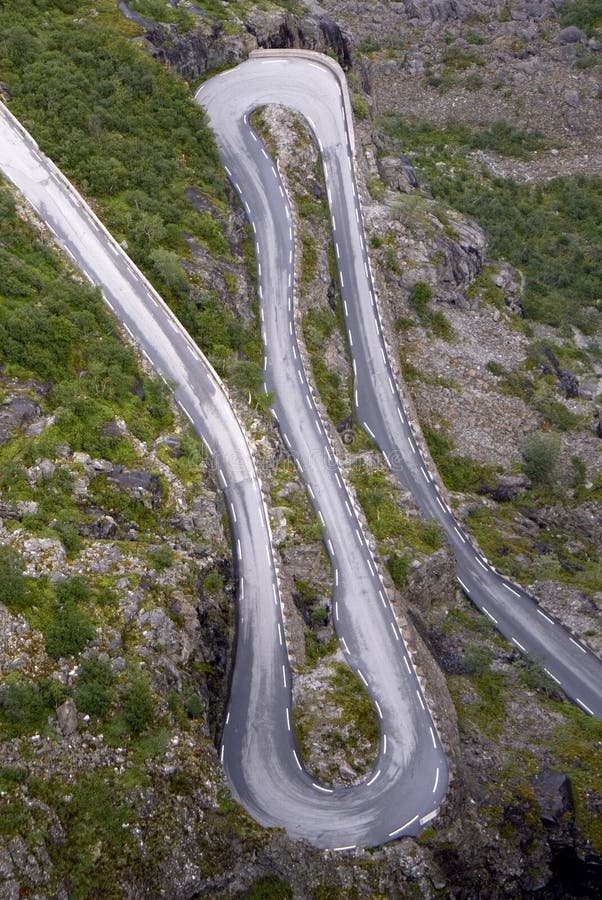 Serpentine road stock photo. Image of outdoor, leader - 24370328