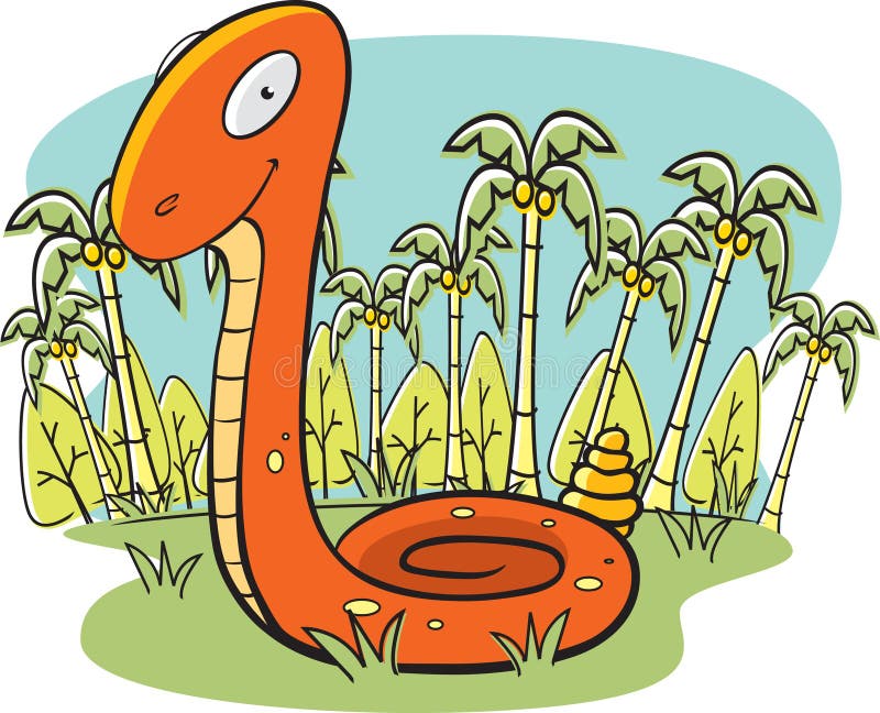 Serpiente ilustración del vector. Ilustración de reptil - 2812720