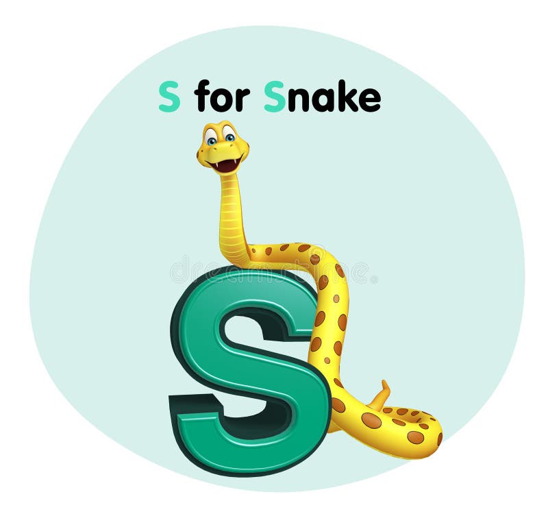 Alfabeto de la serpiente ilustración del vector. Ilustración de ...