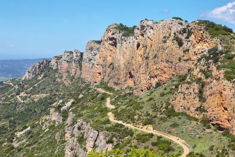 Serra De Mont-Roig in the Lleida Pre-Pyrenees, Catalonia Stock Photo ...