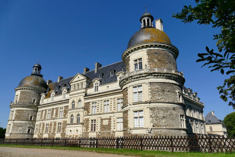 Serrant Castle Seen from the Park Stock Image - Image of castle ...
