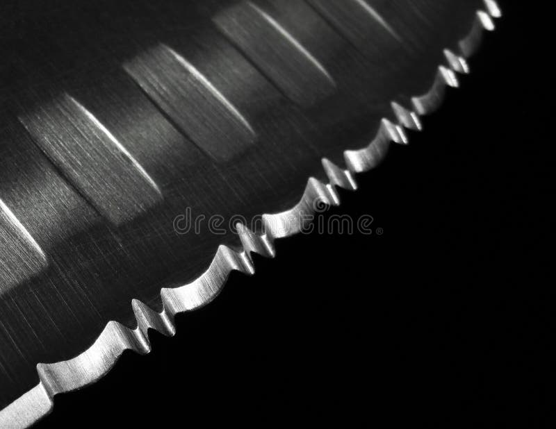 Serrated knife stock image. Image of abstract, macro - 19999877
