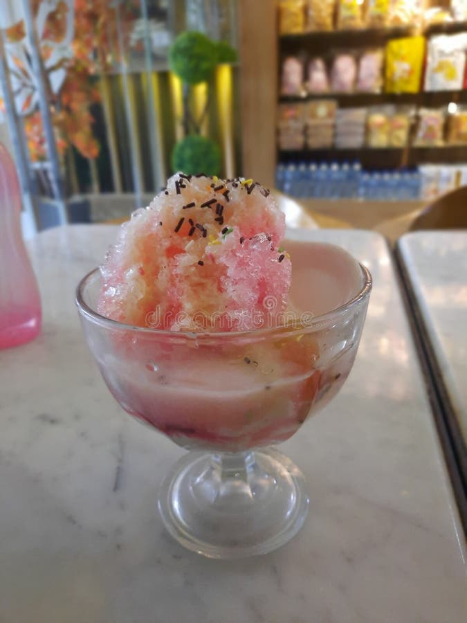 This is Serut Ice of Indonesian Stock Image - Image of icing, serut ...
