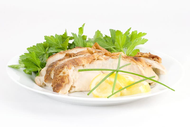 Serve cold lemon chicken stock photo. Image of colorful - 1896216