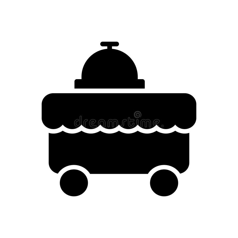 Serve Vector Glyph Flat Icon Stock Vector - Illustration of meal ...