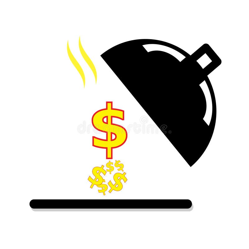 Serve Money Business Concept Stock Vector - Illustration of success ...