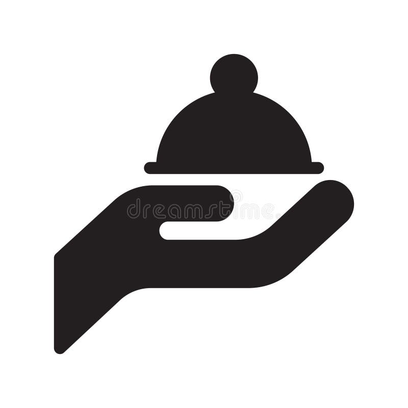 Serve Glyph Flat Vector Icon Stock Vector - Illustration of glyph ...