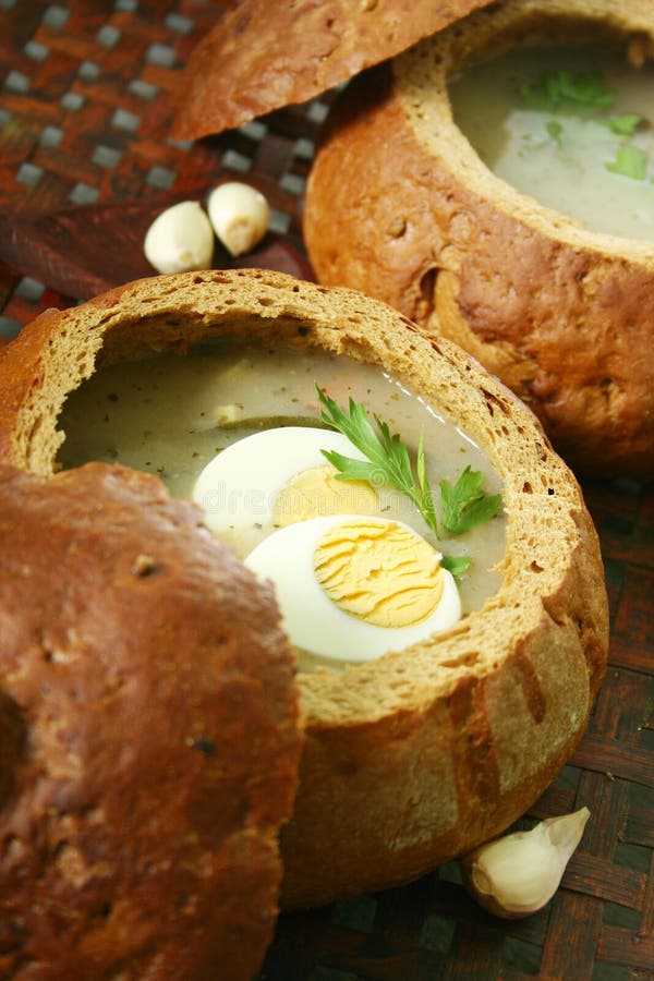 Served in bread stock photo. Image of dinner, loaf, restaurant - 1034550