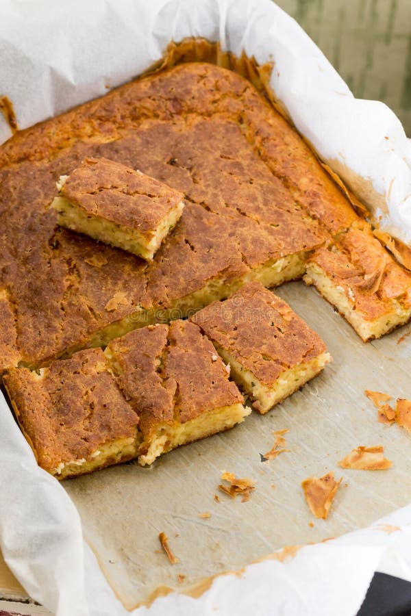 Served Pie with Cheese Cucumber and Ham Stock Photo - Image of ...