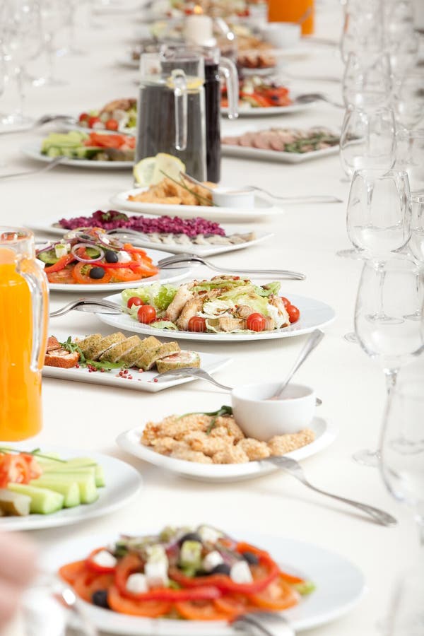 Balance Restaurant Dinner Menu Wholesome Nutrition Stock Photo - Image ...