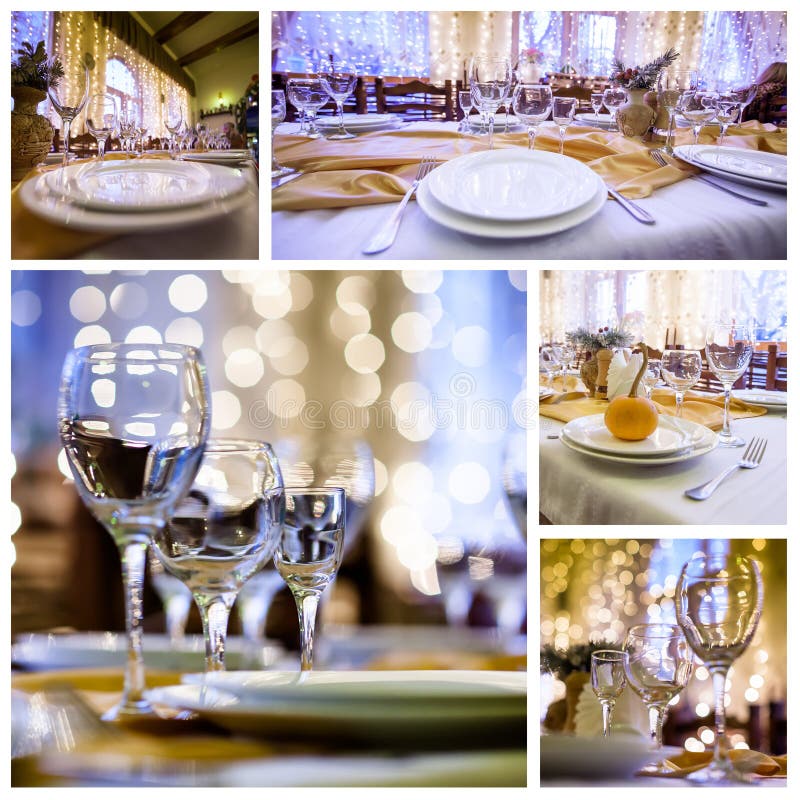 Served table stock photo. Image of dish, fancy, event - 41957924