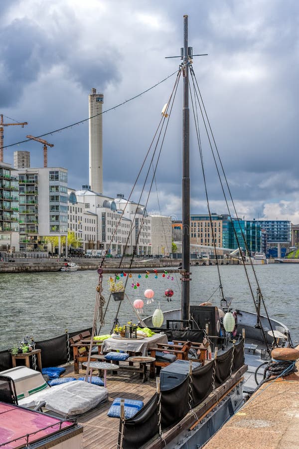 Served Table on Upper Deck of a Former Cargo Ship Sentosa Which Now ...
