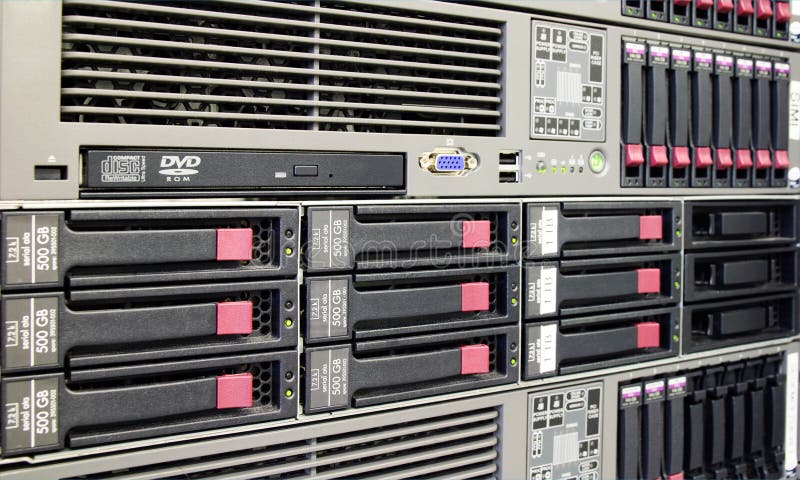 Server room stock photo. Image of service, hosting, router - 17160934