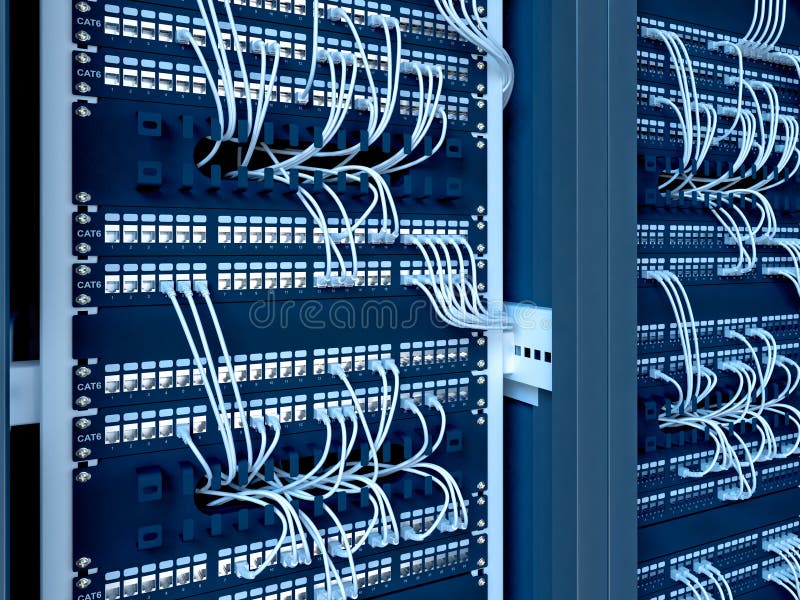 Server stock abbildung. Illustration von teilen, mitte - 37664707