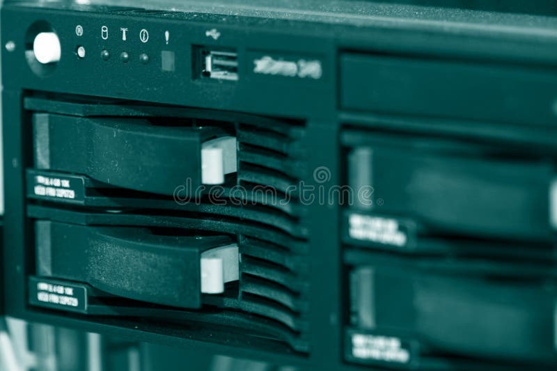 Server Rack SAN in Data Center Stock Photo - Image of information ...
