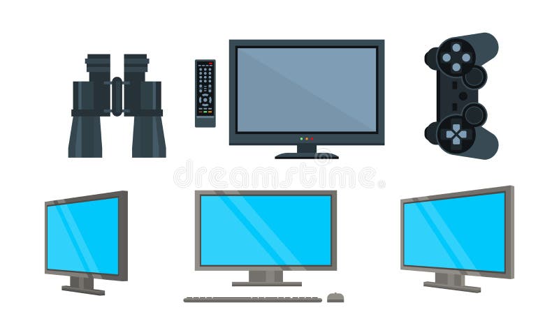 Server Administration Icons, Computer Security Vector Illustration on a ...