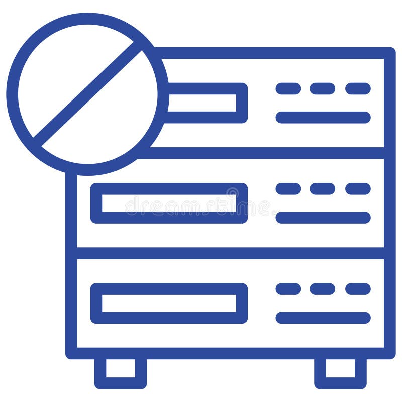 Server Banned Isolated Vector Icon Which Can Easily Modify or Edit ...