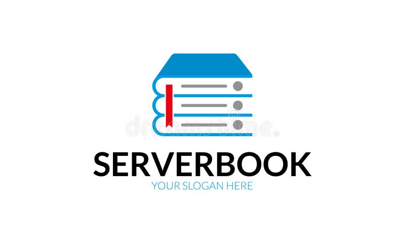 Server Book Logo stock vector. Illustration of game, corporate - 98218971