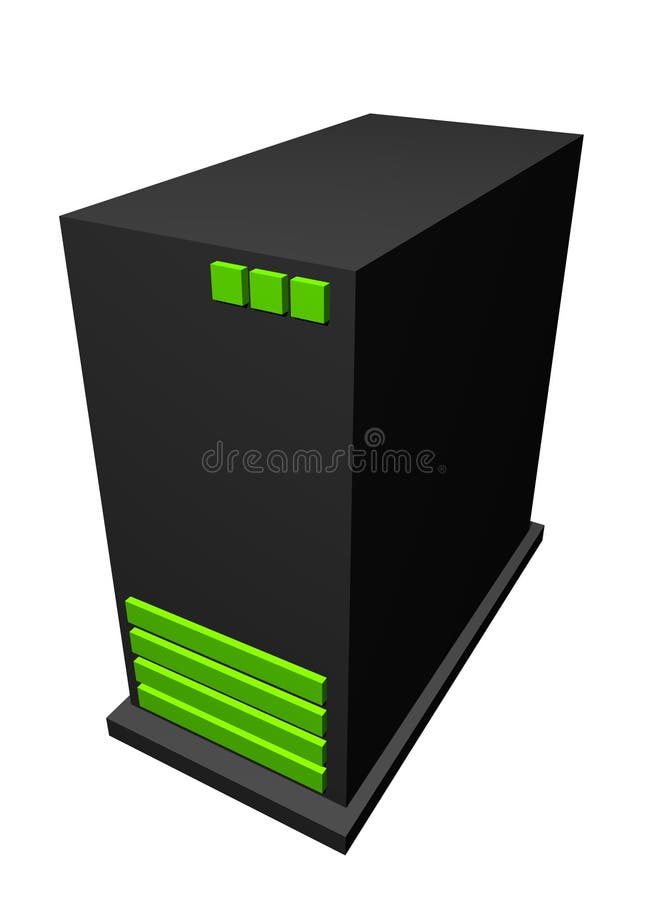 Server - Business Technology Clip Art Isolated Stock Illustration ...