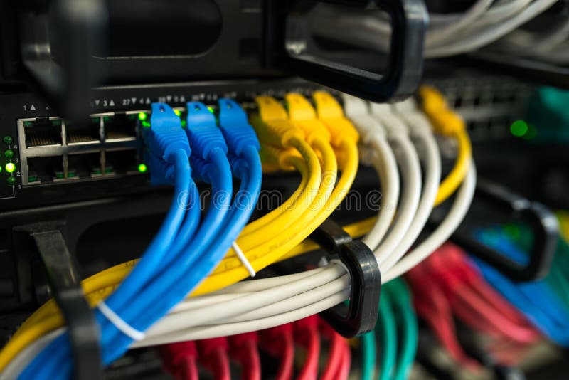 Network equipment stock image. Image of center, link - 10565033