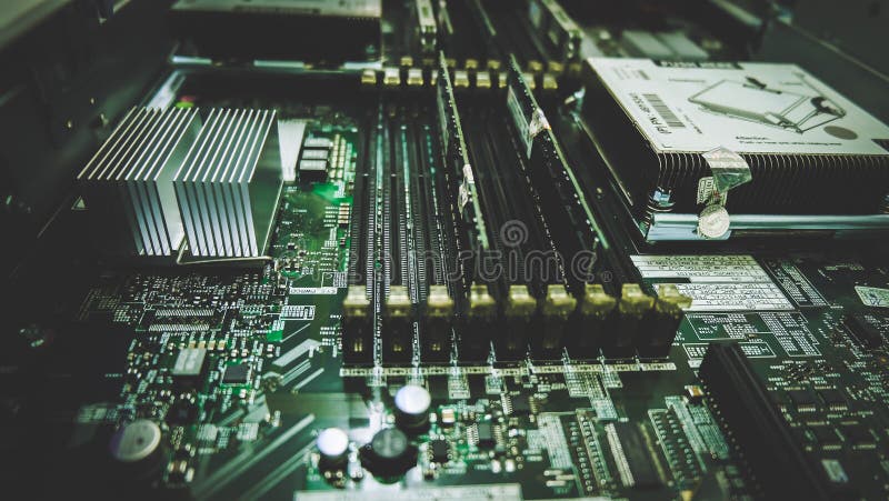 Server stock image. Image of macro, component, information - 96598881