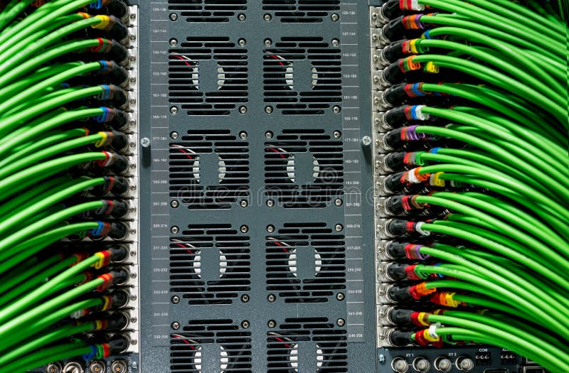 Server computer close-up stock image. Image of database - 103273341