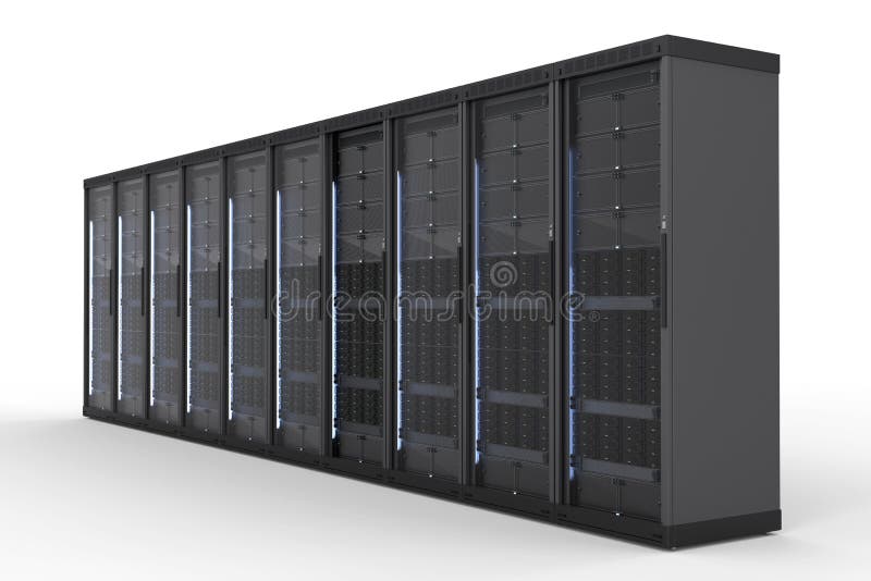 Modern Network and Telecommunication Technology Computer Concept ...