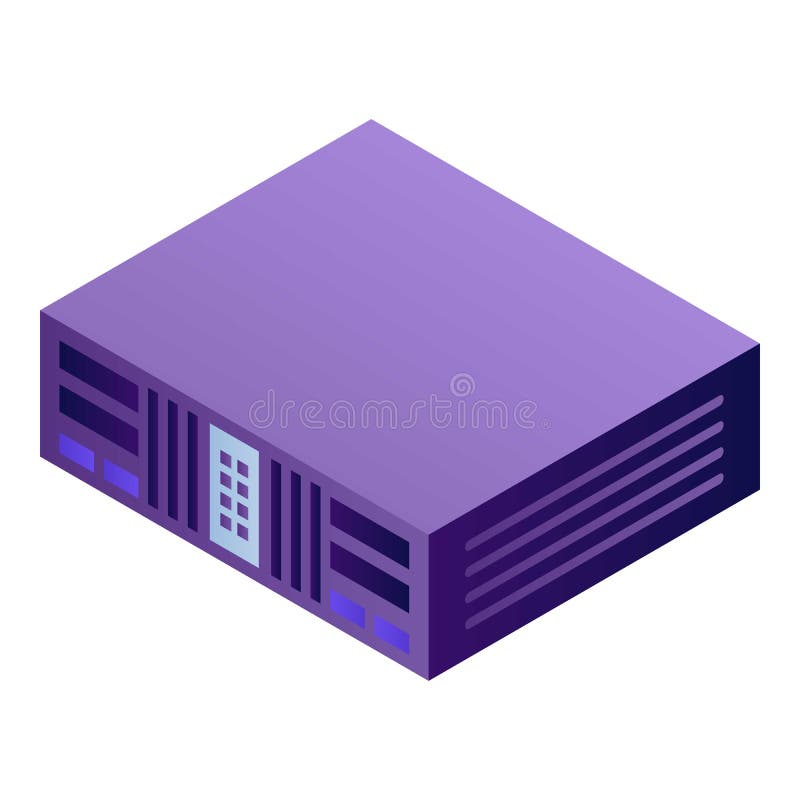 Isometric Box Server Stock Illustrations – 426 Isometric Box Server ...