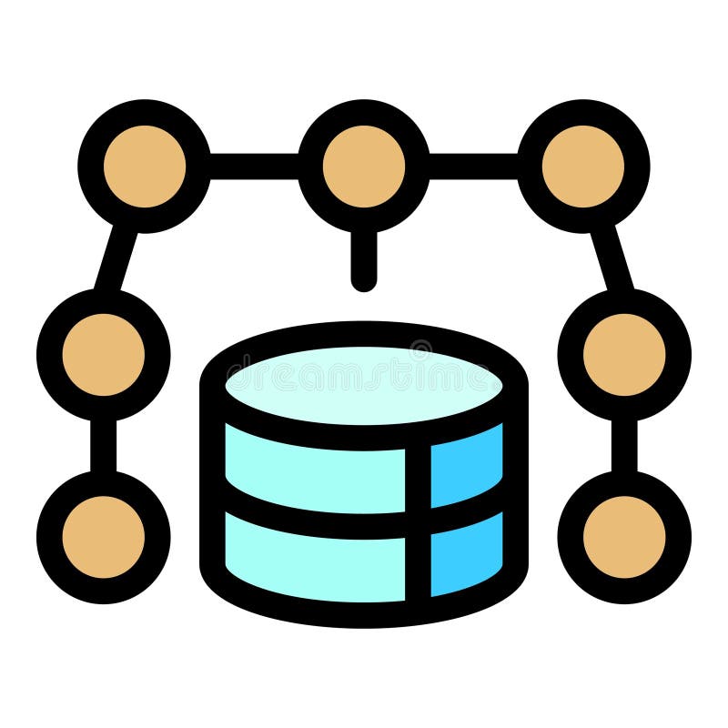 Server Computer Icon Vector Flat Stock Vector - Illustration of server ...